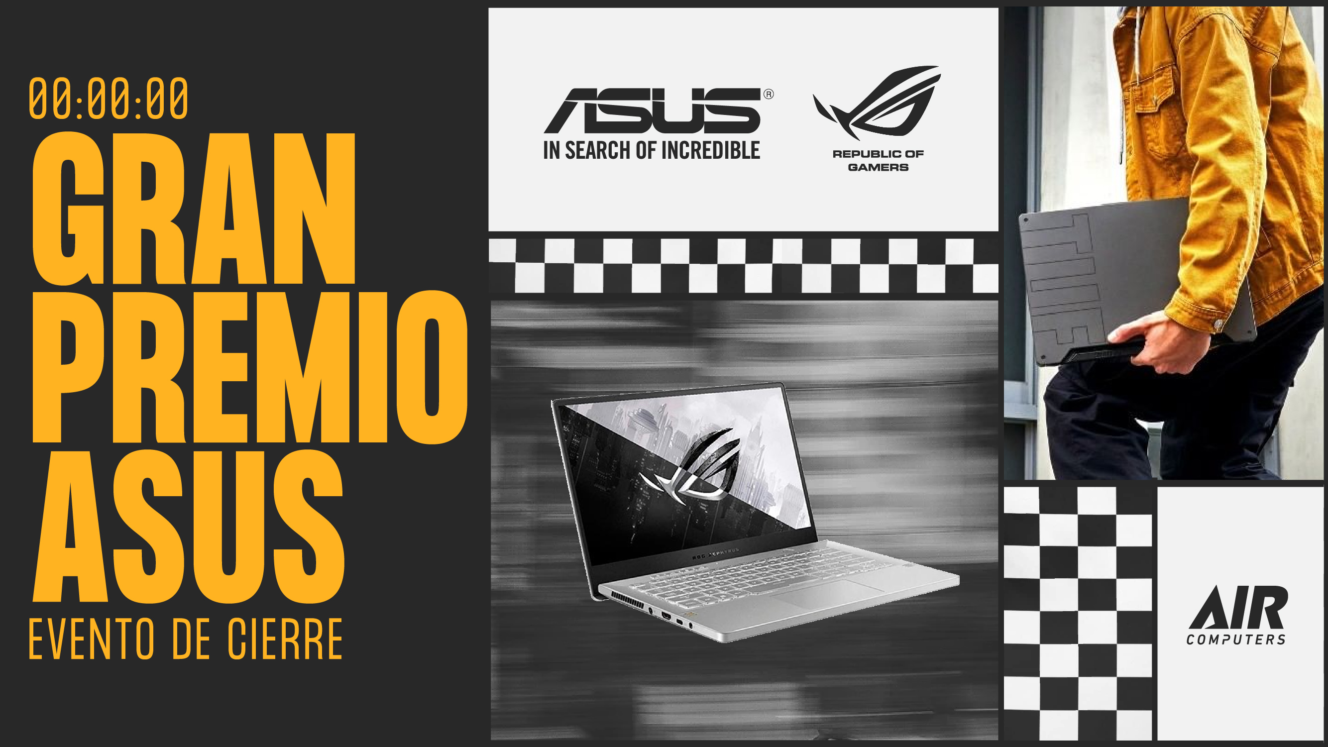 Podio confirmado para el Gran Premio Asus | AIR Computers